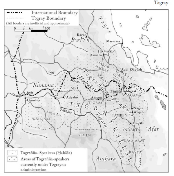 Ancient provinces of Tégray – Debregenet Medhanealem Tigrayan Orthodox ...